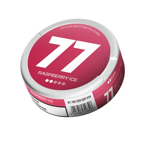 77 Raspberry Ice 5,2 mg 77pouches - Woreczki nikotynowe, snus nikotynowy